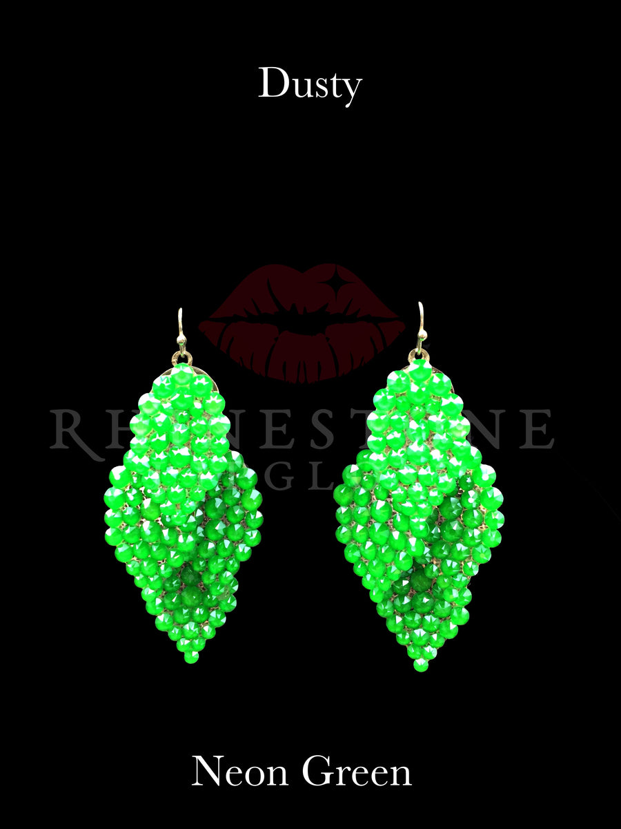 Dusty Neon Green – Rhinestone Lipgloss