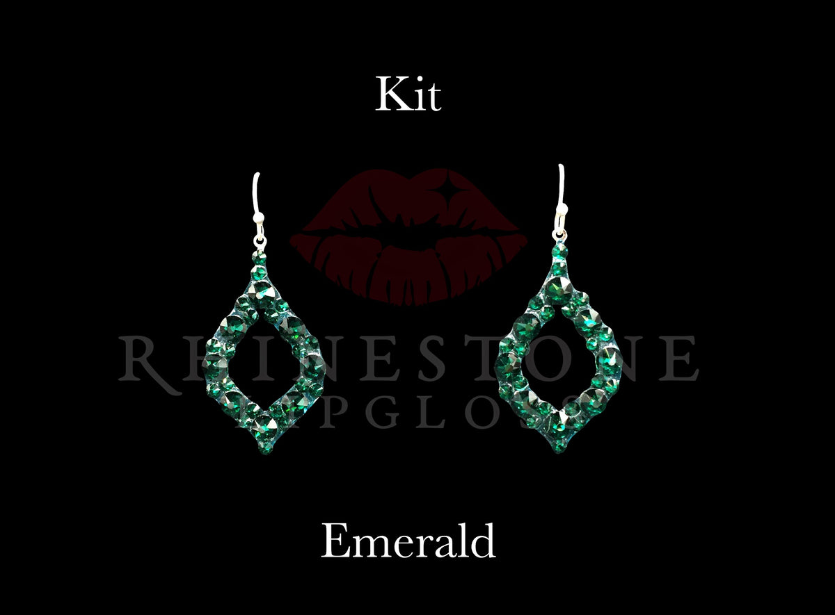 Kit Dangle Emerald – Rhinestone Lipgloss