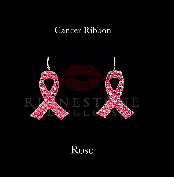 Awareness Ribbon Rose Breast Cancer – Rhinestone Lipgloss