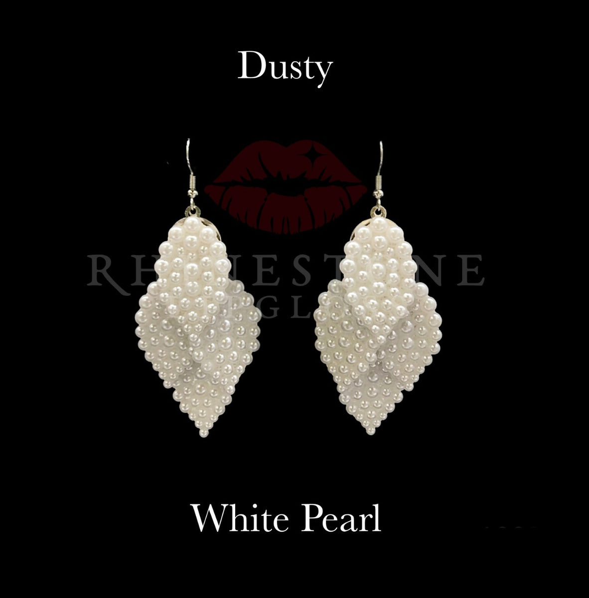 Dusty White Pearl – Rhinestone Lipgloss