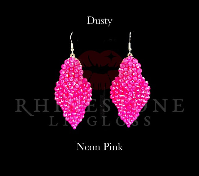 Dusty Neon Pink – Rhinestone Lipgloss
