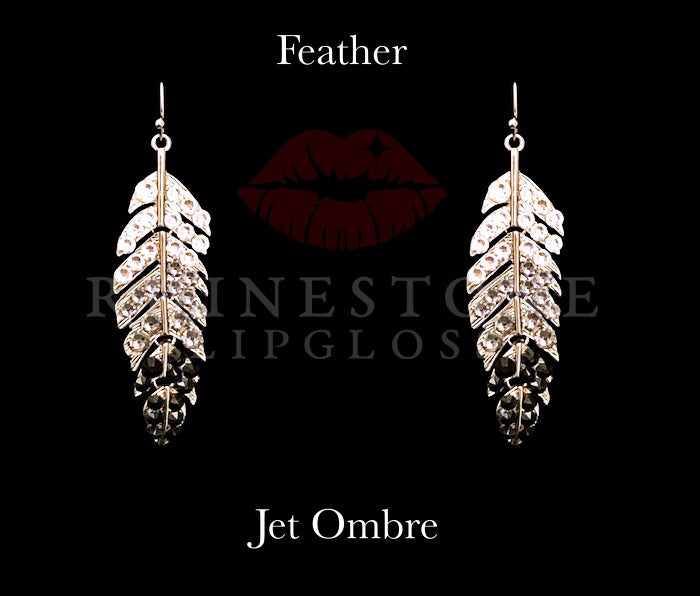 Feather Ombre Jet – Rhinestone Lipgloss