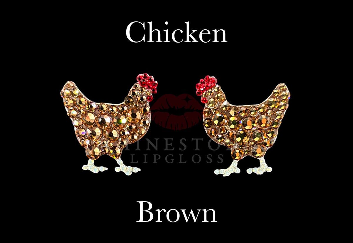 Chicken - Brown – Rhinestone Lipgloss